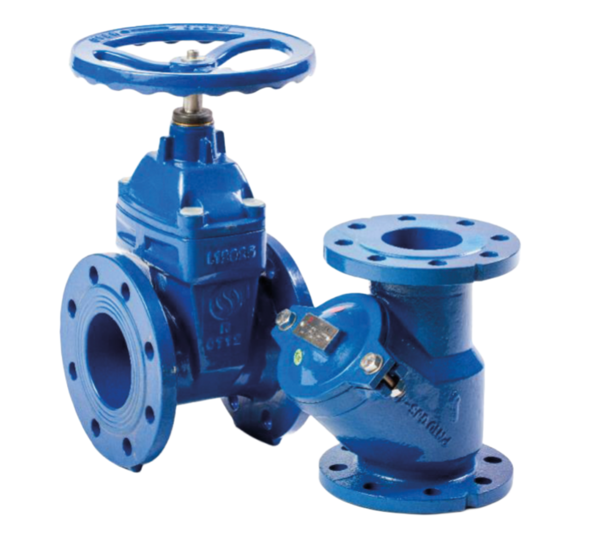 Kugelrückschlagventil und Keilschieber – Brunner Pumpen